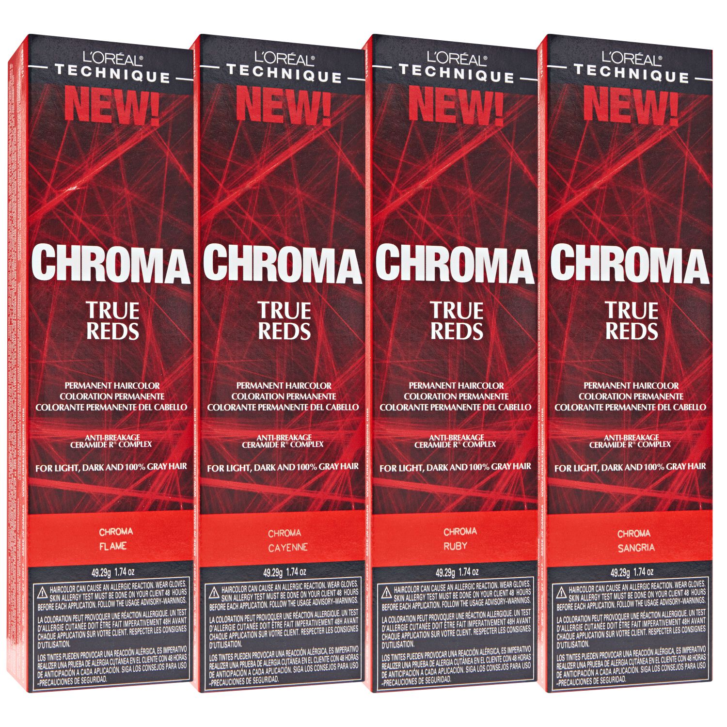 CHROMA True Reds Permanent Hair Color by L'Oreal Technique | Permanent ...