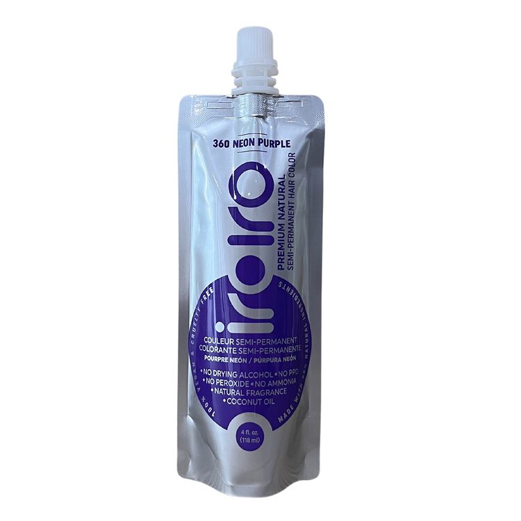 iroiro 360 Neon Purple Premium Natural Semi Permanent Hair Color | Semi ...