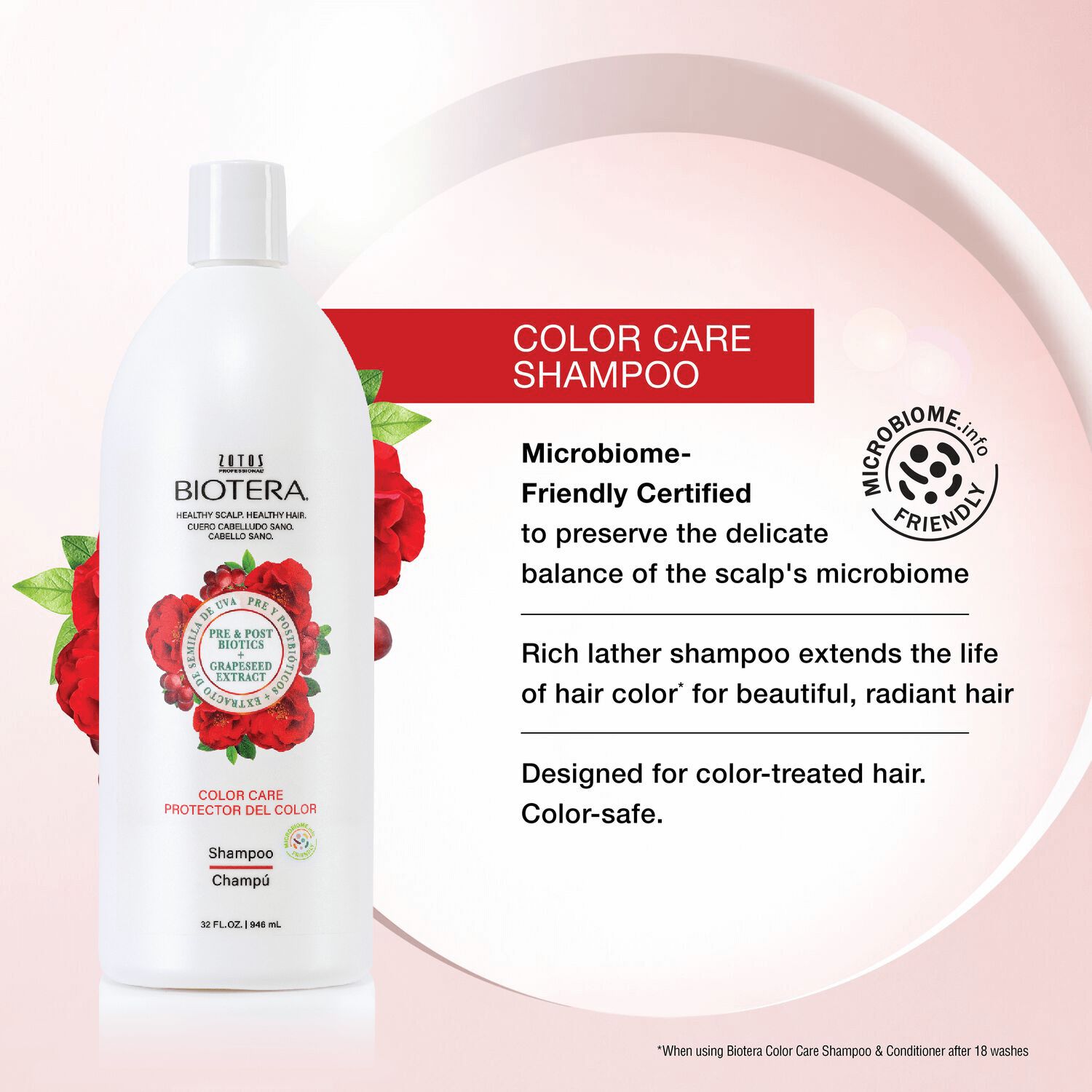 Biotera Color Care Shampoo With Grapeseed Extract 32 oz | Sally Beauty