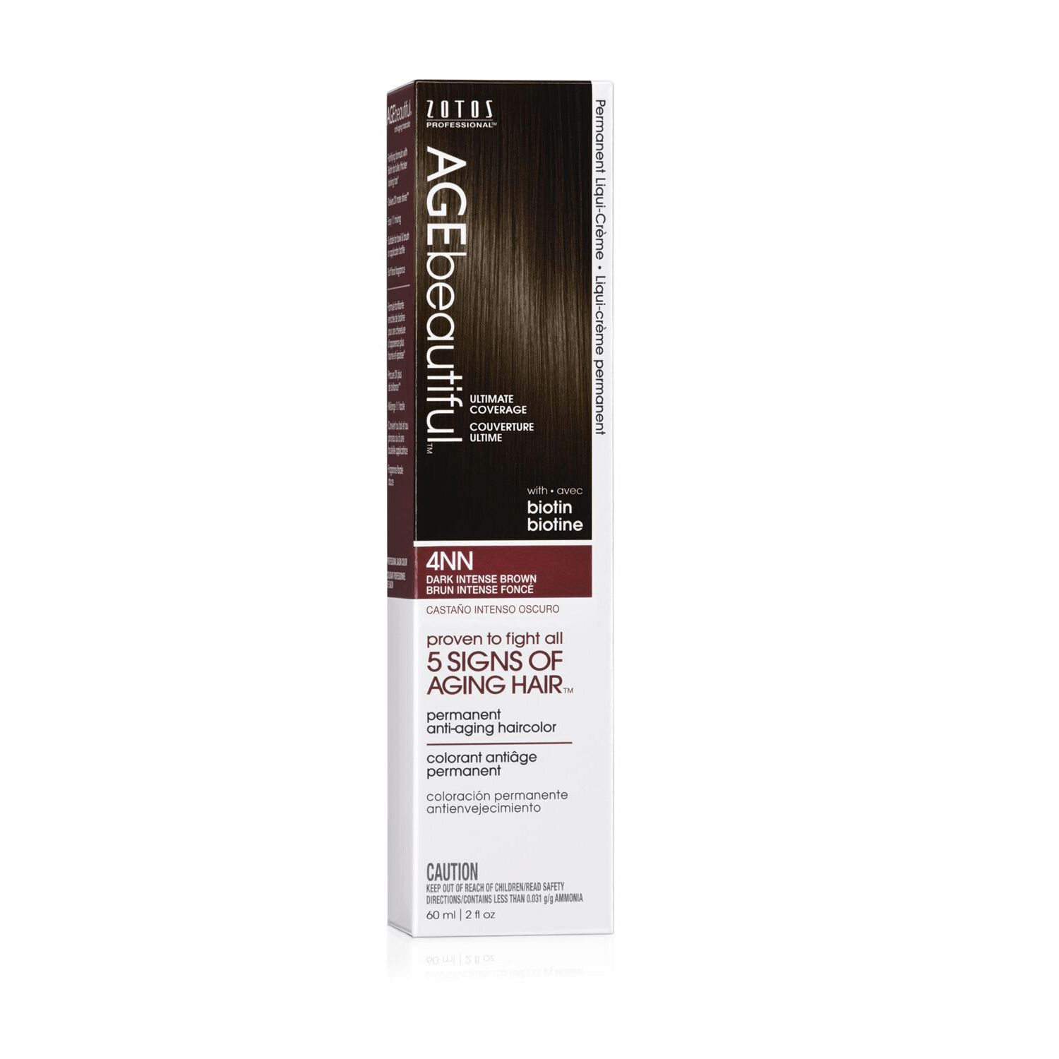 4NN Dark Intense Brown Permanent Liqui Creme Hair Color by AGEbeautiful ...