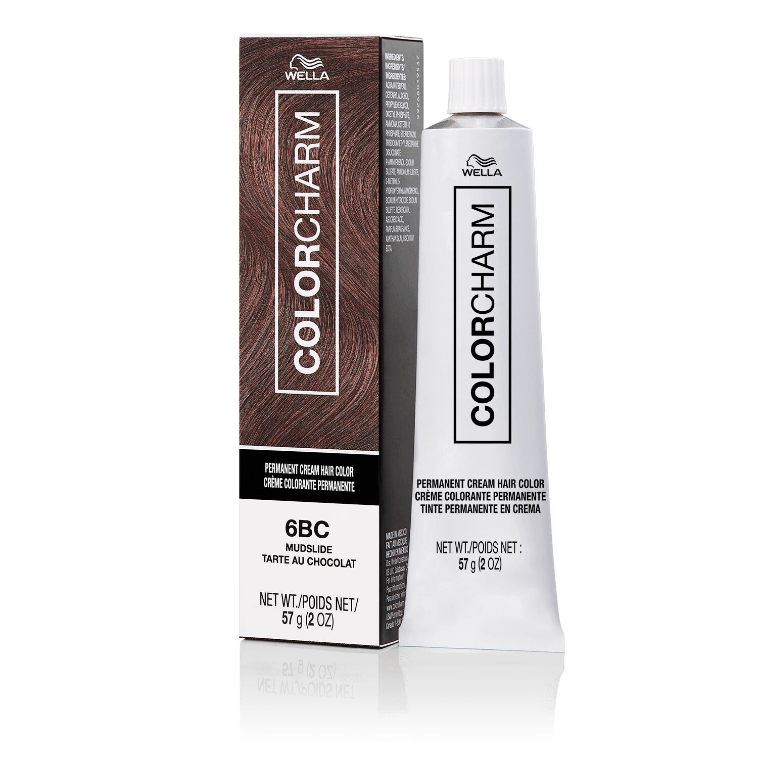 Wella colorcharm 6BC Mudslide Permanent Cream Hair Color | Hair Color ...