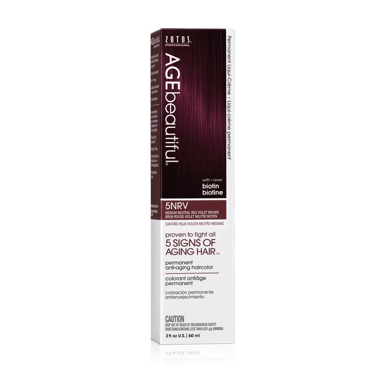 5NRV Medium Neutral Red Violet Brown Permanent Liqui-Creme Hair Color ...